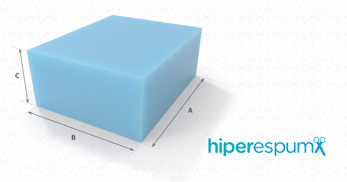Espuma Cuadrada Rectangular • Corte a Medida - Hiperespuma